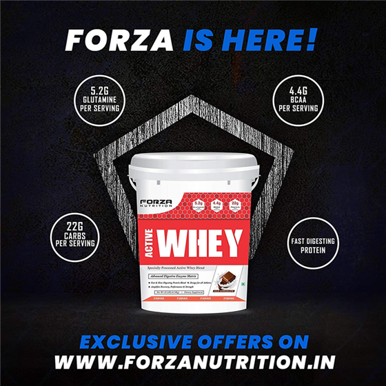 FORZA NUTRITION ACTIVE WHEY - 10 Lbs - Ampas Nutrition