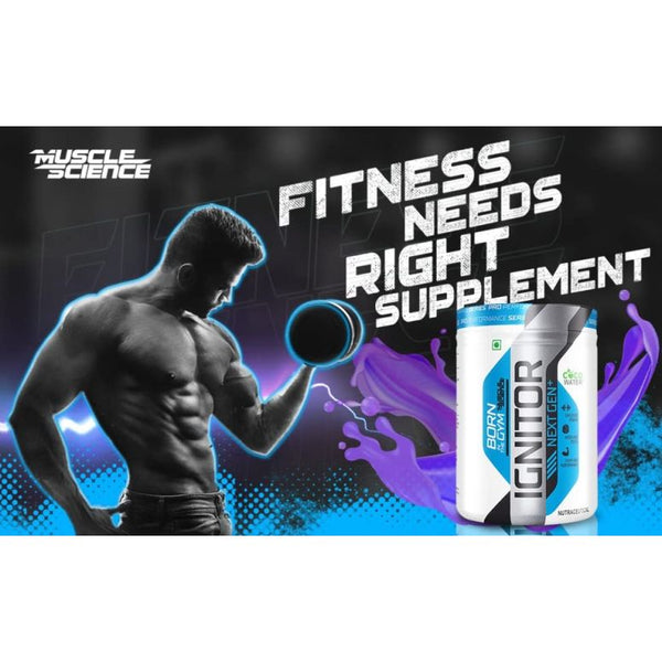 Muscle Science Ignitor Nex Gen Pre-Workout, 0.66 lb, 30 servings ...